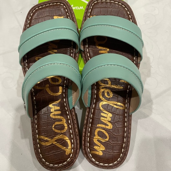 Sam Edelman | Shoes | Sam Edelman Blue And Brown Sandals Semi New ...